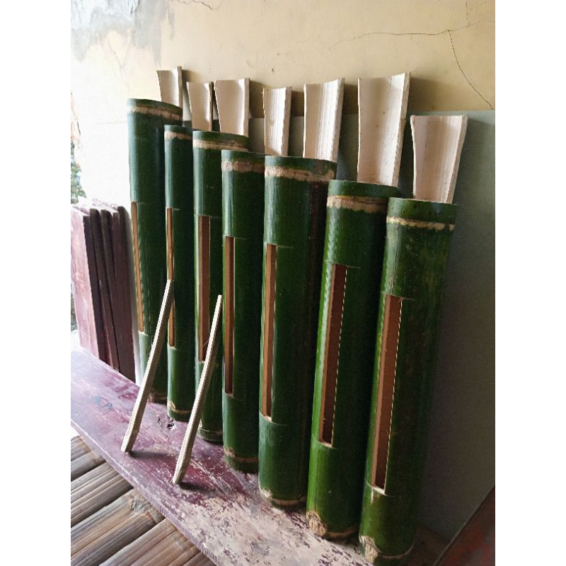Jual KENTONGAN bambu SUPER JUMBO SUARA NYARING BAmbu tua | Shopee Indonesia