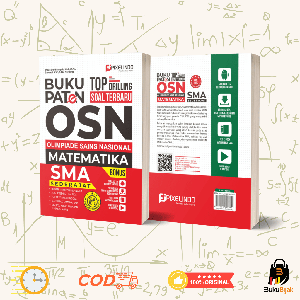 Jual Buku Paten Top Drilling Soal Terbaru OSN Matematika SMA Sederajat | Shopee Indonesia