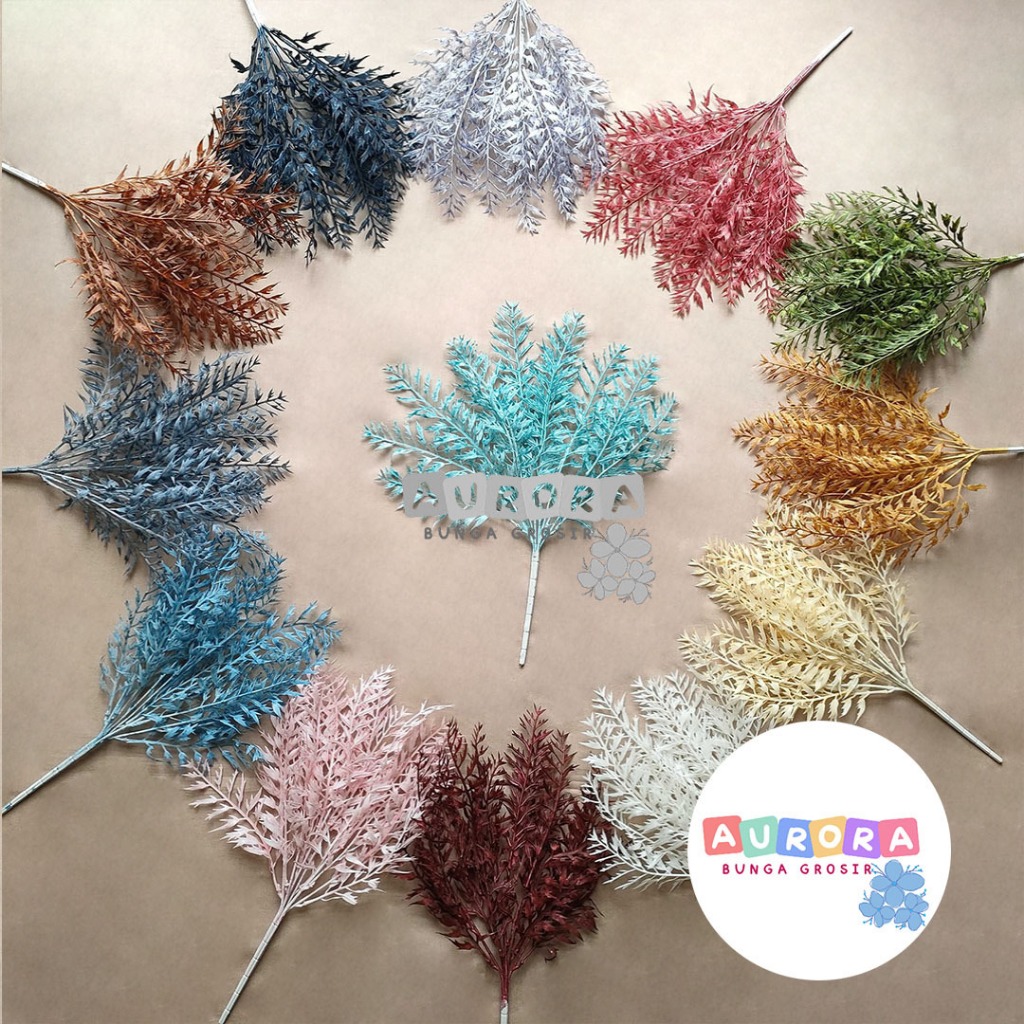 Jual Artificial Misty Grass Daun Pakis Artificial Rumput Paslu Hiasan ...