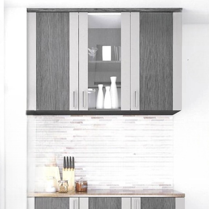 Jual Kitchen Set / Lemari Dapur Atas 3 Pintu + Kaca / Activ Kofi KSA ...