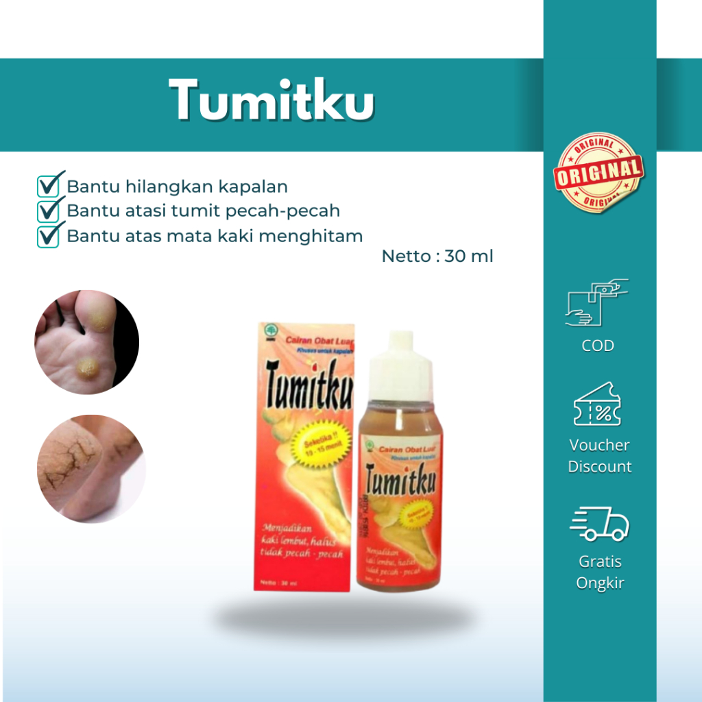 Jual TUMITKU OBAT KAKI PECAH 30 ml SOLUSI KAKI PECAH KAPALAN ORIGINAL ...