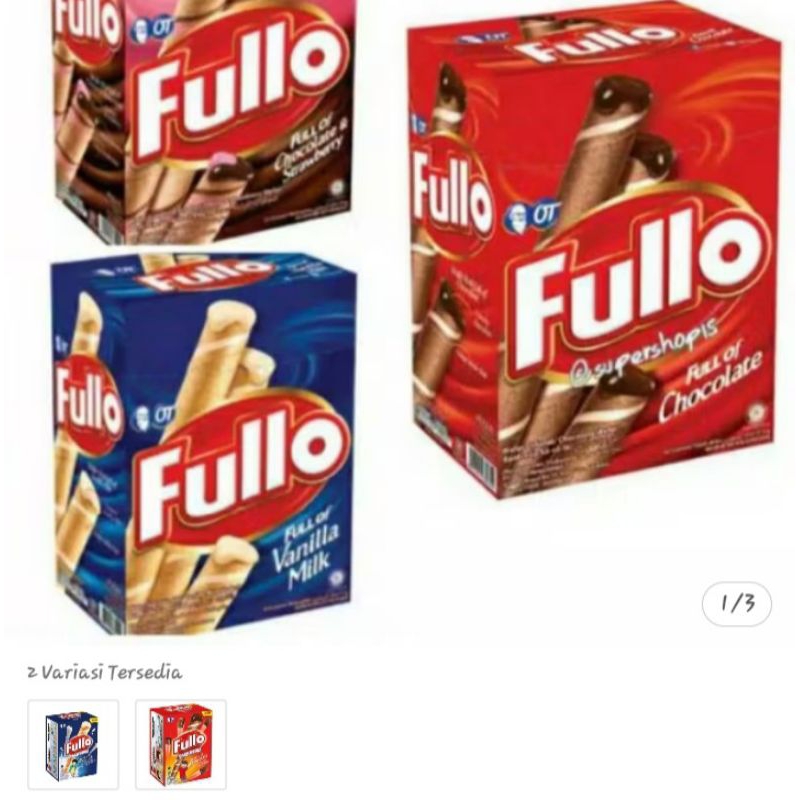Jual Fullo Wafel Roll isi 24 pcs | Shopee Indonesia
