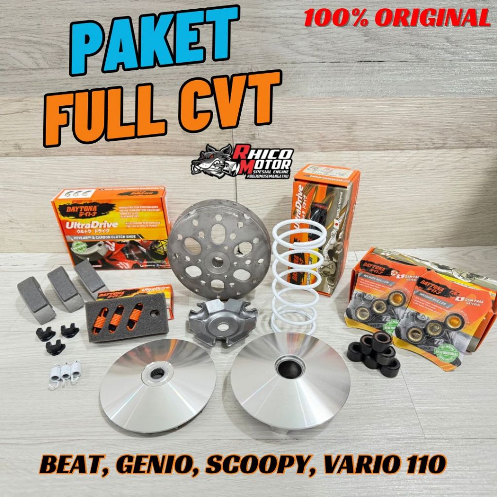Jual PAKET FULL CVT 9 CVT FULL. BEAT, SCOOPY, GENIO, VARIO | Shopee Indonesia
