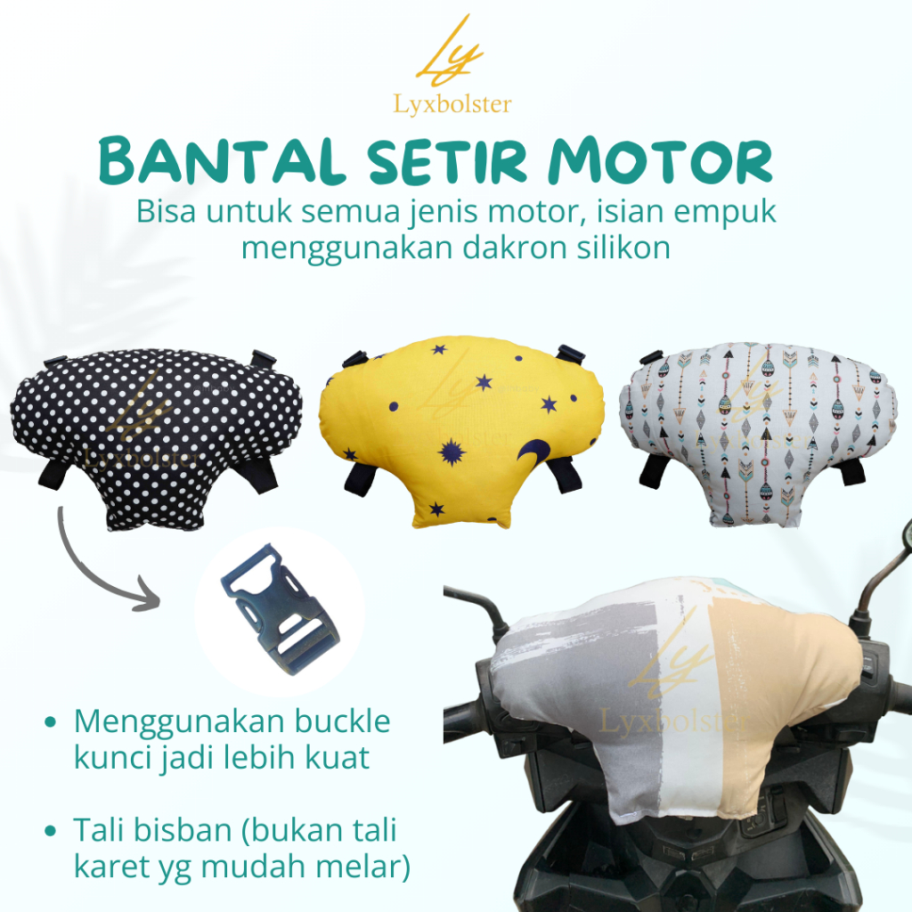 Jual Bantal Stang Motor Universal Untuk Semua Jenis Motor | Bantal ...