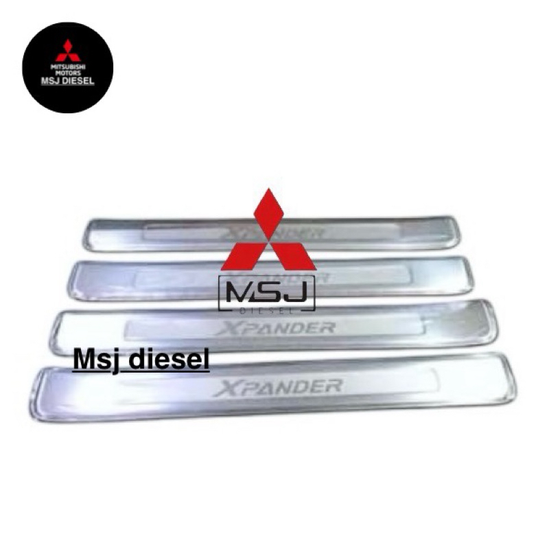 Jual Scuff plate sill plate garnish pintu mitsubishi xpander ultimate ...