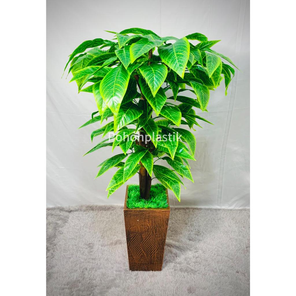 Jual Pohon Hias Golden Lucky Tinggi 120cm Artificial / Pohon Pojok ...