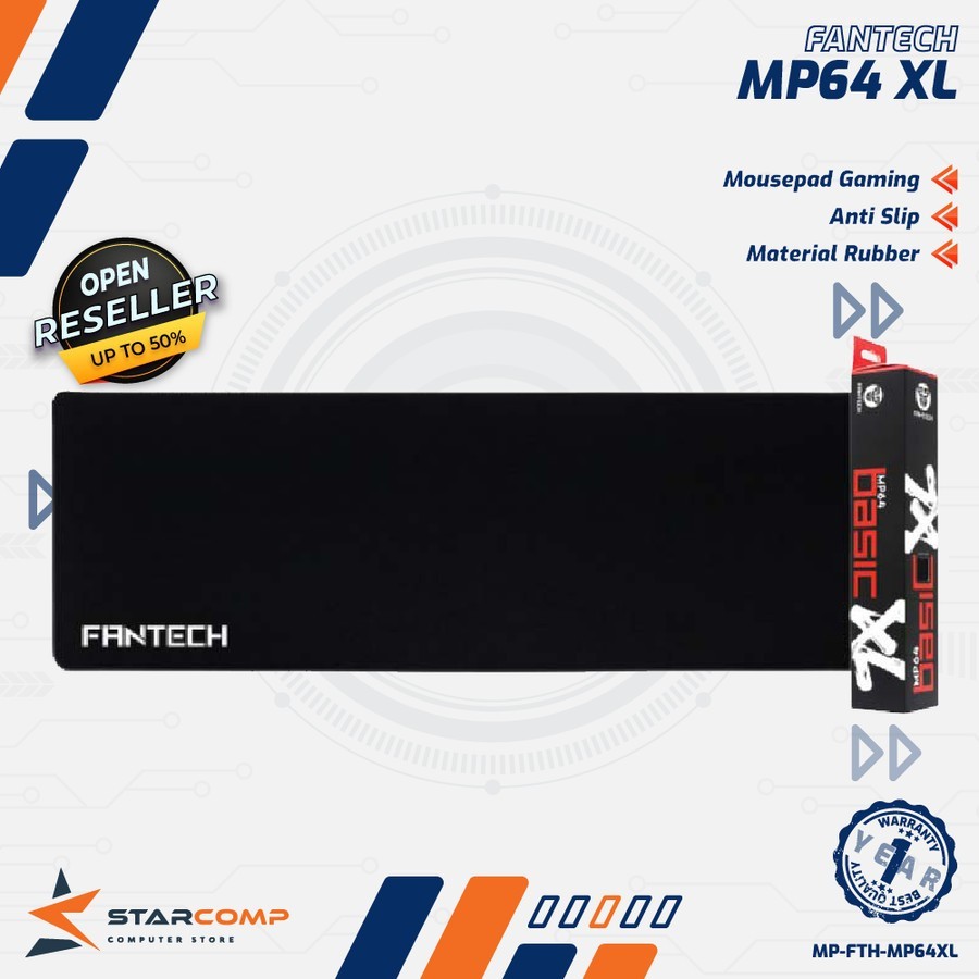Jual Fantech MP64 XL Basic Mousepad Gaming Extra Large MP64XL 64cm x 21cm | Shopee Indonesia