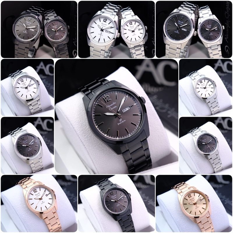 Jual FREE BATRAI COD JAM TANGAN PRIA / WANITA ALEXANDRE CHRISTIE AC 1012 / AC1012 ORIGINAL ...