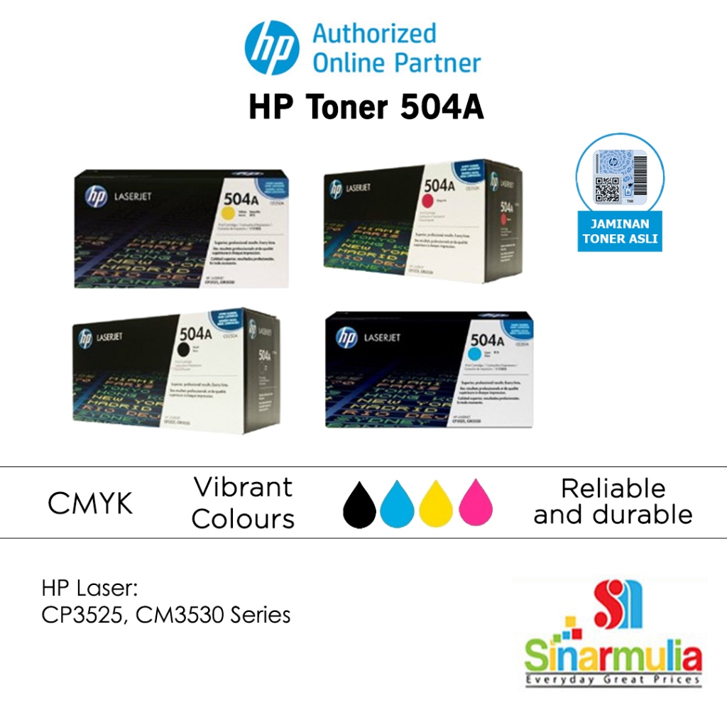 Jual Toner HP 504A - Original | Shopee Indonesia