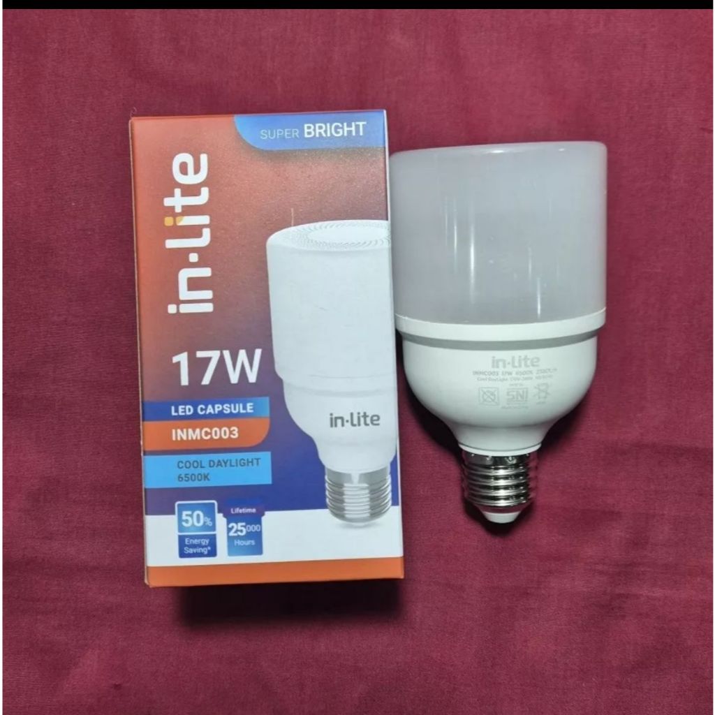 Jual INLITE LAMPU LED MINI CAPSULE BRIGHT 17W BOHLAM LED IN LITE KAPSUL ...