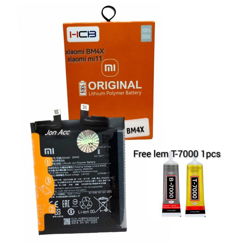 Jual BATRE BATERAI XIAOMI MI11/MI 11/BM4X original 100% | Shopee Indonesia