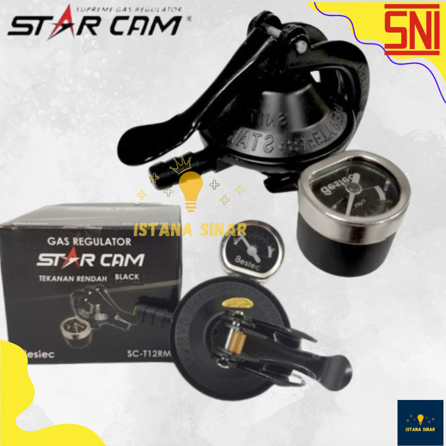 Jual Regulator Gas Starcam Meter Tekanan Rendah Indikator Meter SC ...