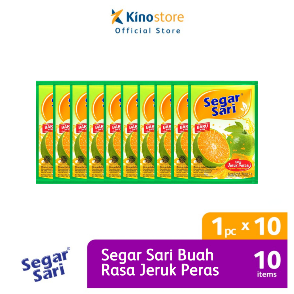 Jual Segar Sari Buah Sachet - Jeruk Peras | Shopee Indonesia