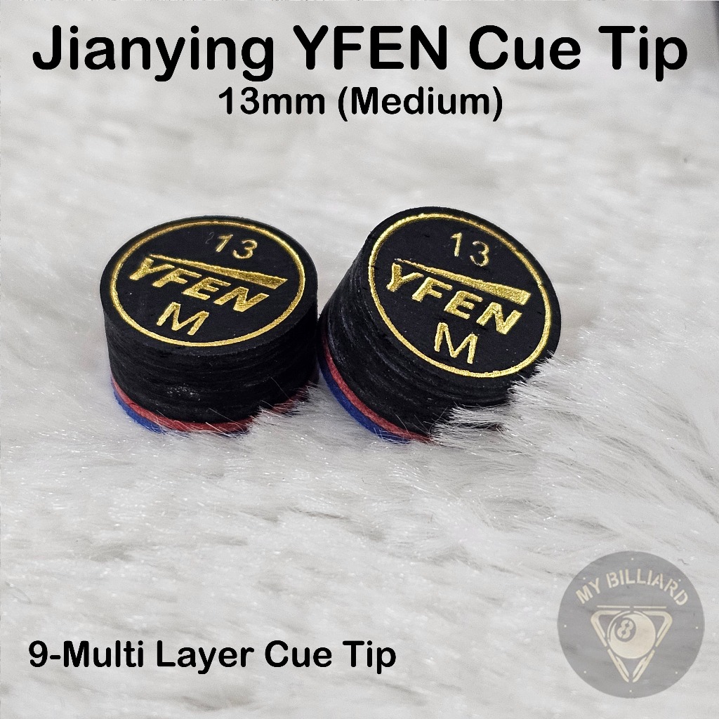 Jual Yfen Jianying 13mm Cue Tip Medium Billiard - 13 mm Y-fen Jian ying ...