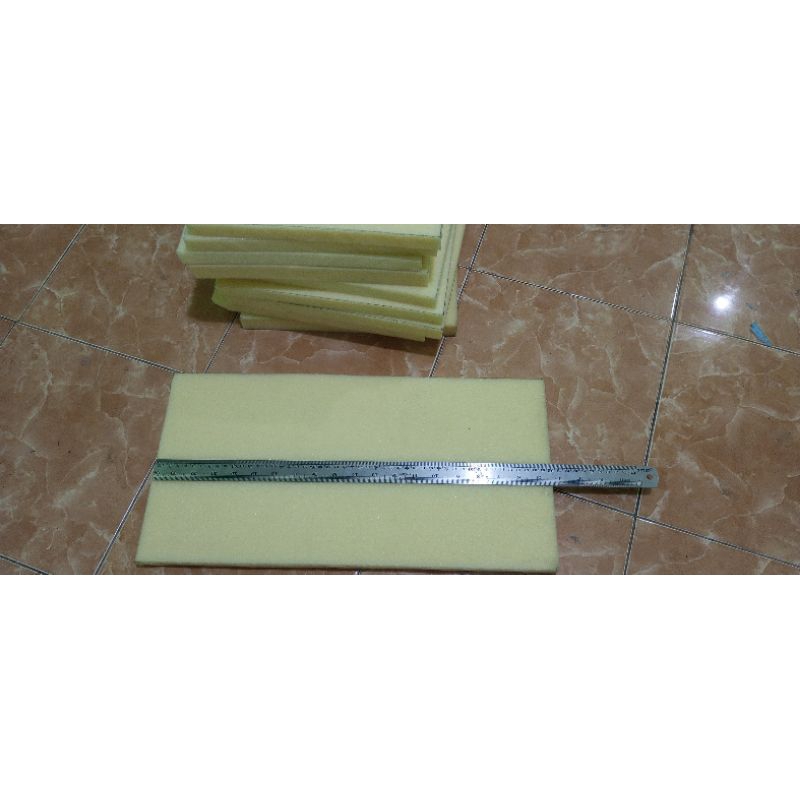 Jual Busa lembaran 50x25x2cm Spons lembaran Alas aquarium alas setrika ...