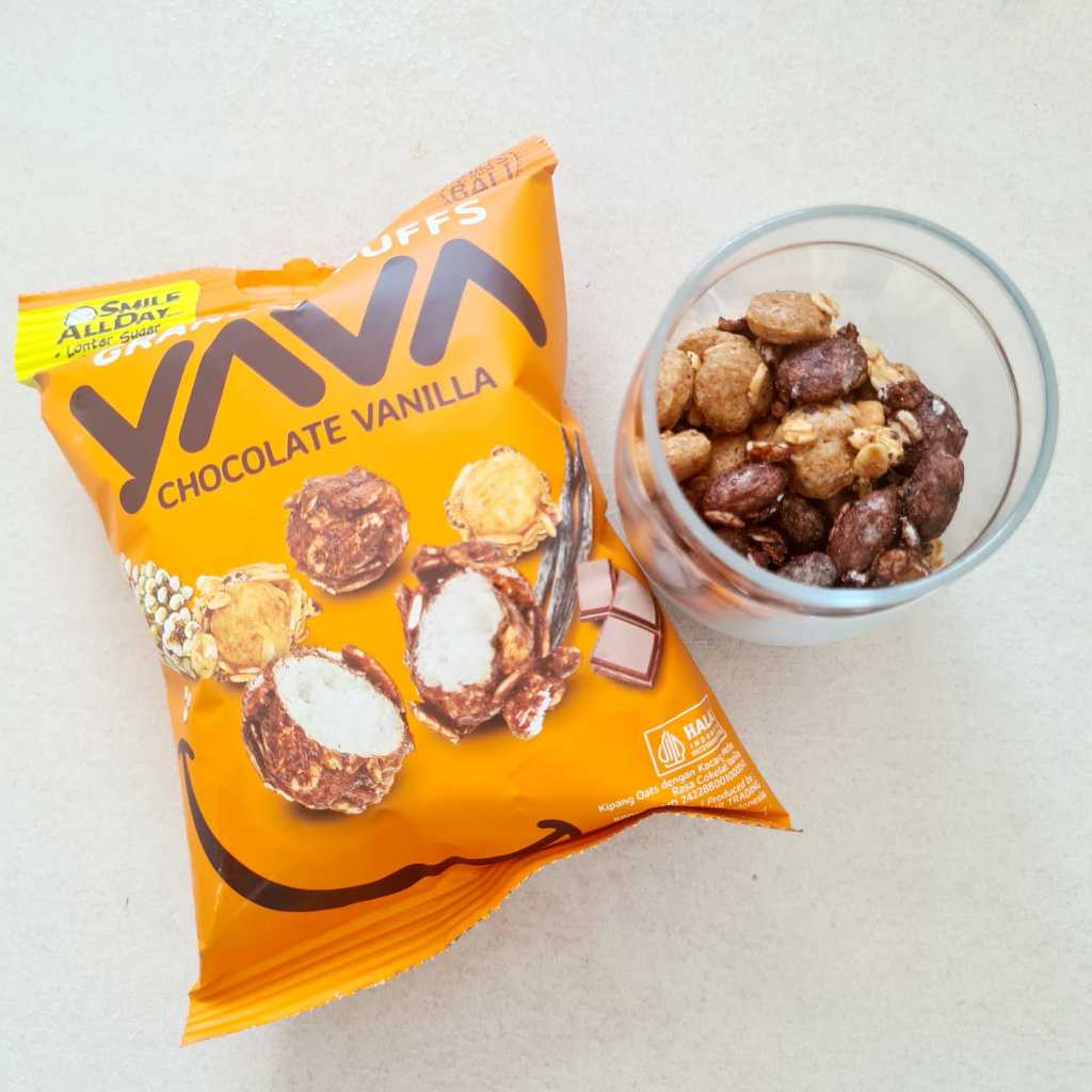 Jual Yava - Granola Puffs 35g ( Cemilan Snack Oats dengan Sorgum dan ...
