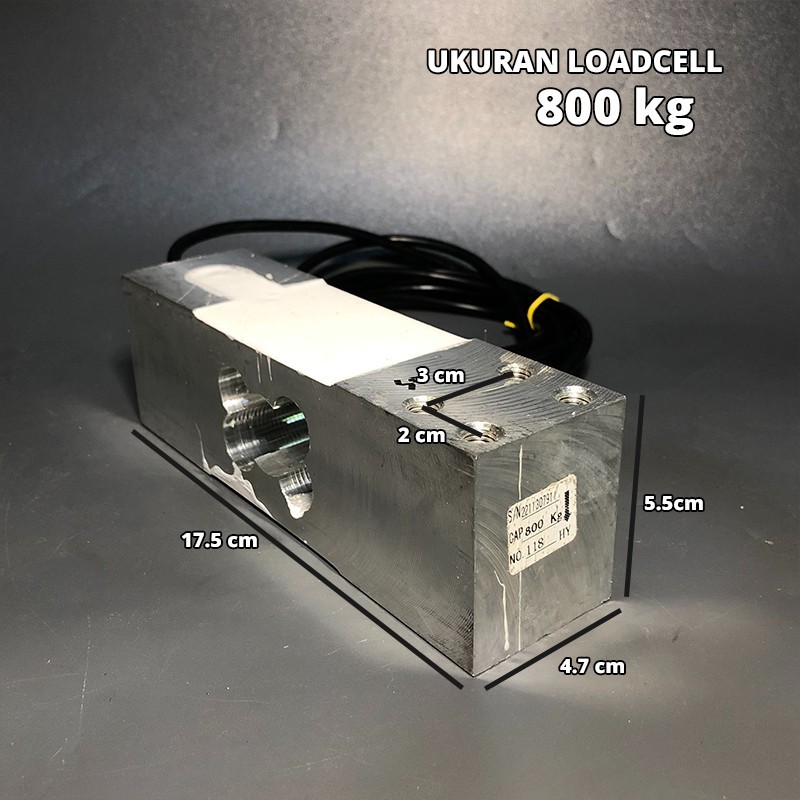 Jual Sensor Timbangan Digital Load Cell 800 kg Loadcell 800Kg aitechno ...