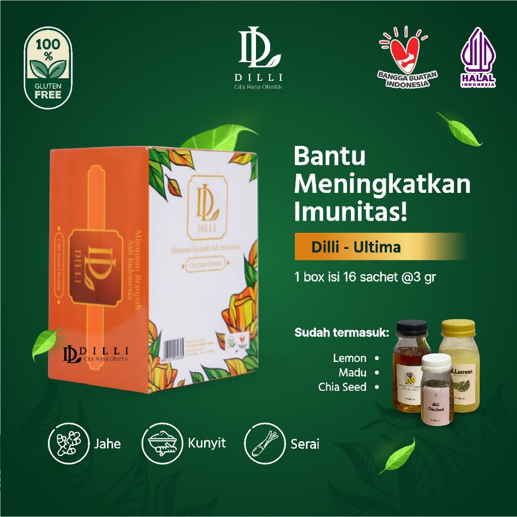 Jual Dilli Ultima MInuman Herbal Tradisional Jsr Rempah Rimpang Detox ...