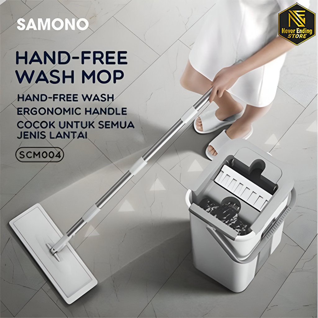 Jual Alat Pel Lantai Praktis Dengan Ember Ultra Mop Flat Pengepel ...