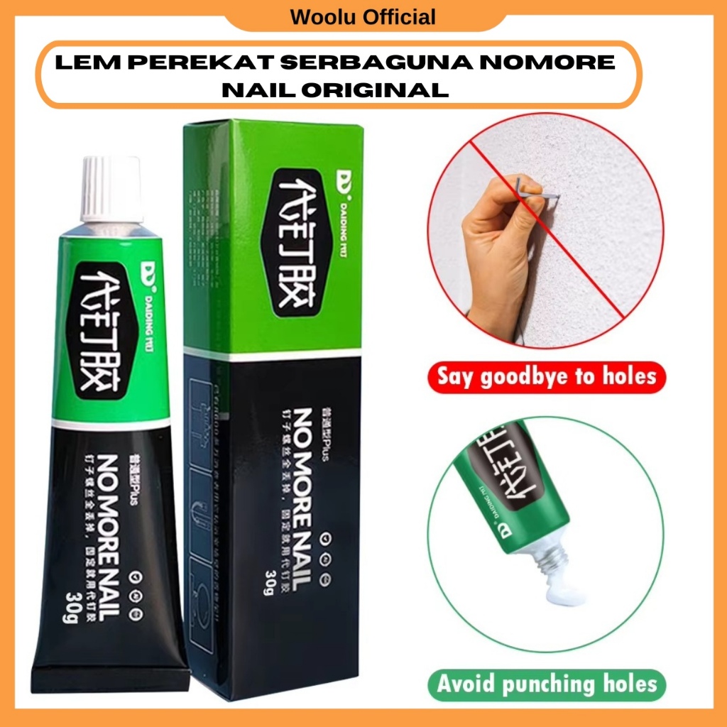 Jual Lem Pengganti Paku Sekrup Tembok No More Nail Glue Perekat Kaca ...