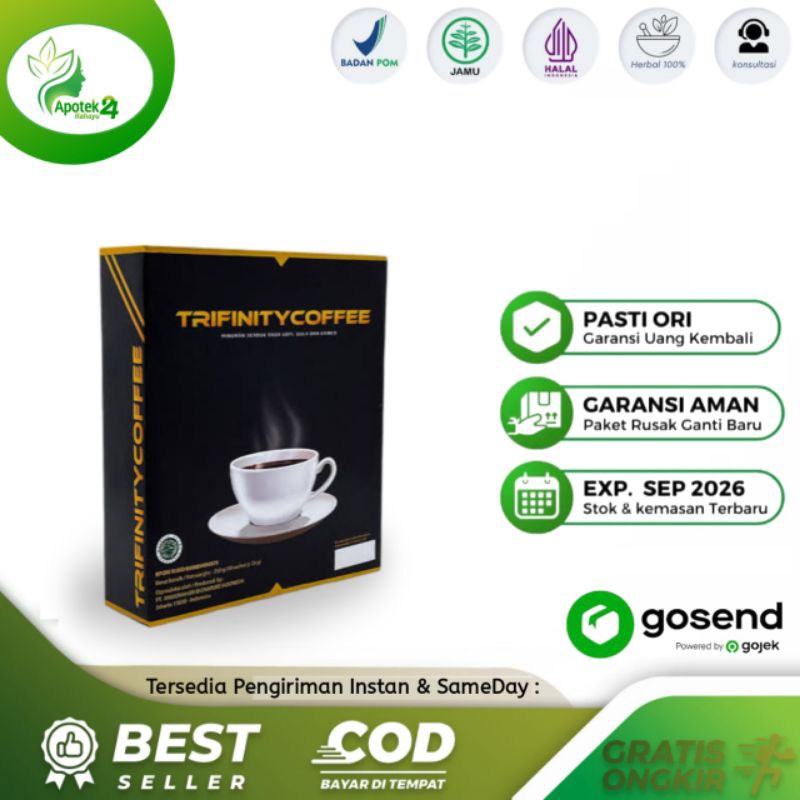 Jual KOPI TRIFINITY COFFEE 1 BOX ISI 10 SACHET | Shopee Indonesia