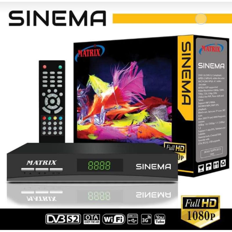 Jual Receiver parabola murah RX Matrix Sinema Full HD | Shopee Indonesia