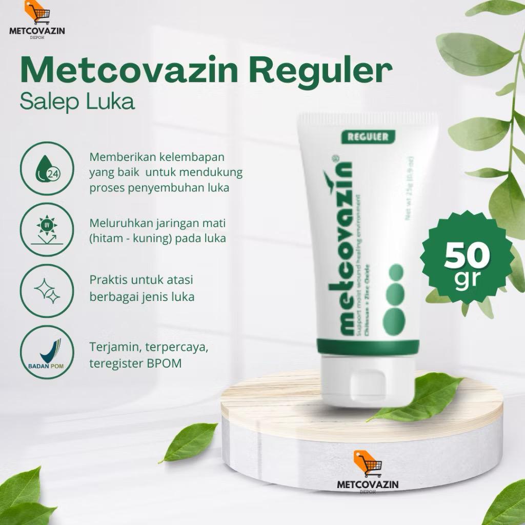 Jual (TERMURAH) Original Metcovazin 50gr Salep semua Luka | Luka Diabet ...