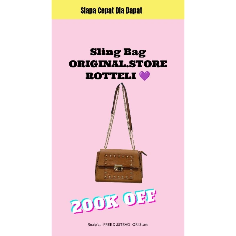 Jual Tas ROTELLI ORIGINAL STORE ART 723 LIMITED STOCK Harga Nyungsep ...
