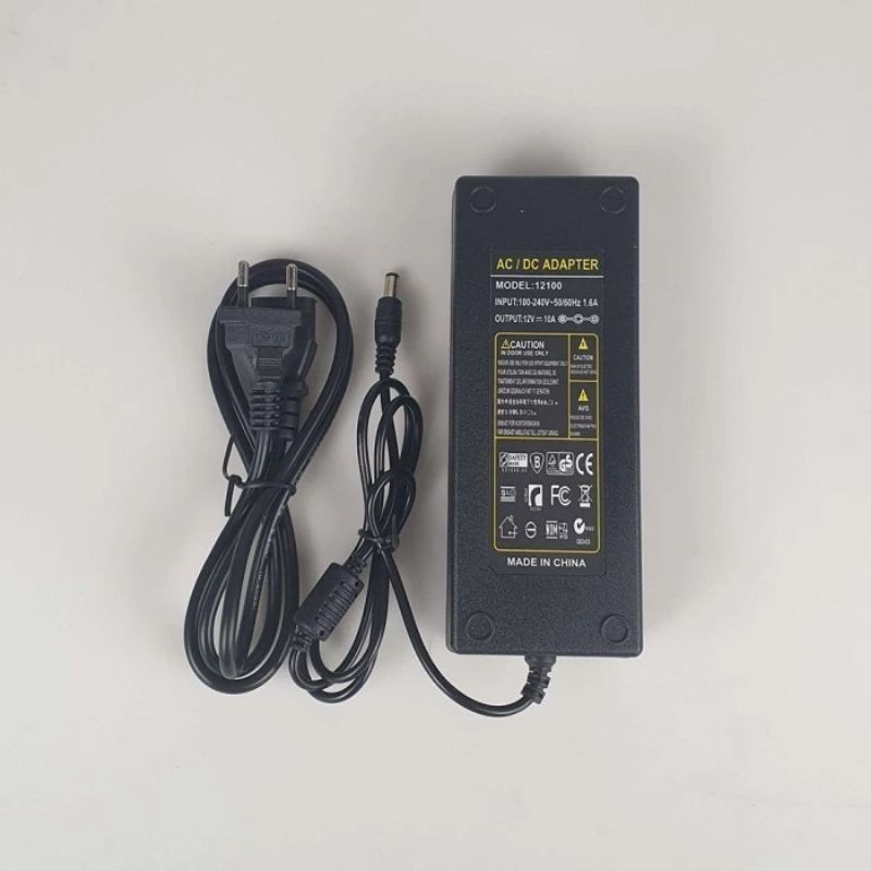 Jual Power Adaptor LED Strip Monitor DC 12V 10A Adapter Power Supply - 12V/10A | Shopee Indonesia