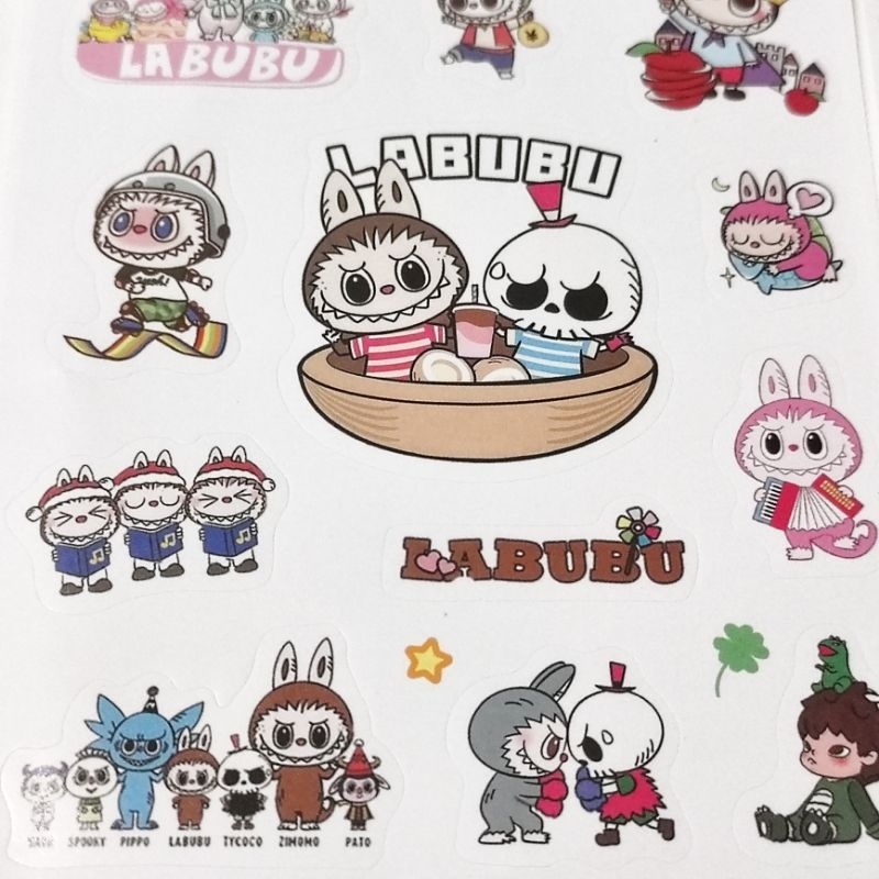 Jual Stiker Labubu Sticker Labubu Lucu Viral | Shopee Indonesia