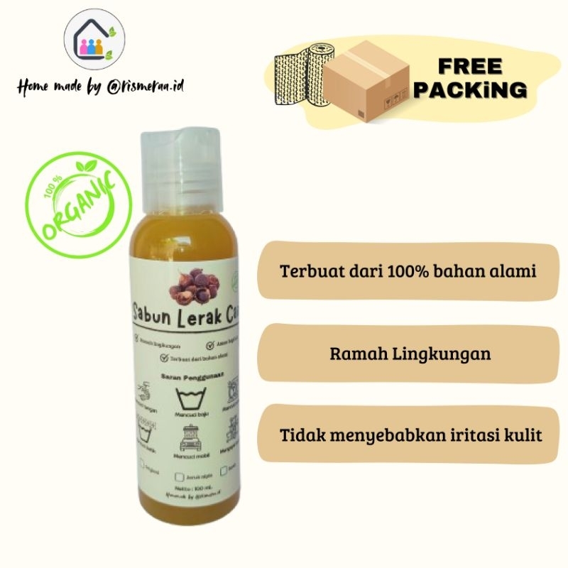 Jual Sabun Lerak Cair Termurah 100 mL/Detergen Lerak Cair/Sabun Batik ...