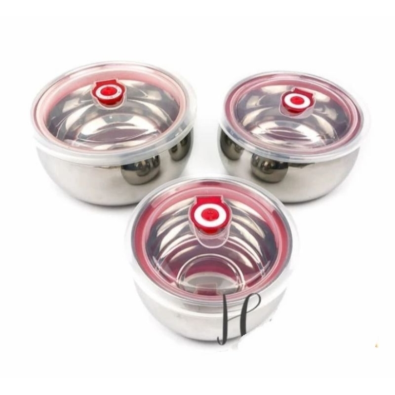 Jual Kotak Makan Lunchbox Ompreng Tutup Bening 3pcs | Shopee Indonesia