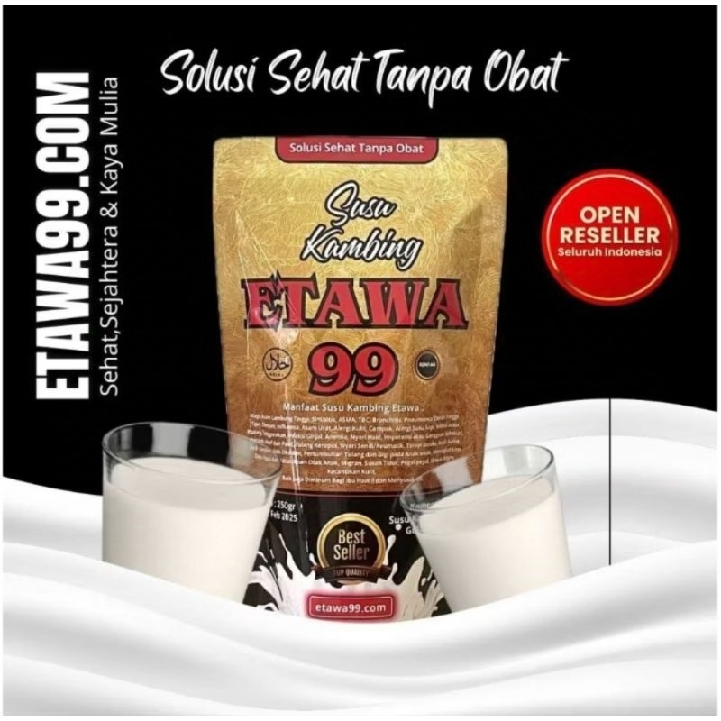 Jual Susu Kambing Etawa99 minuman kesehatan keluarga original 100% | Shopee Indonesia