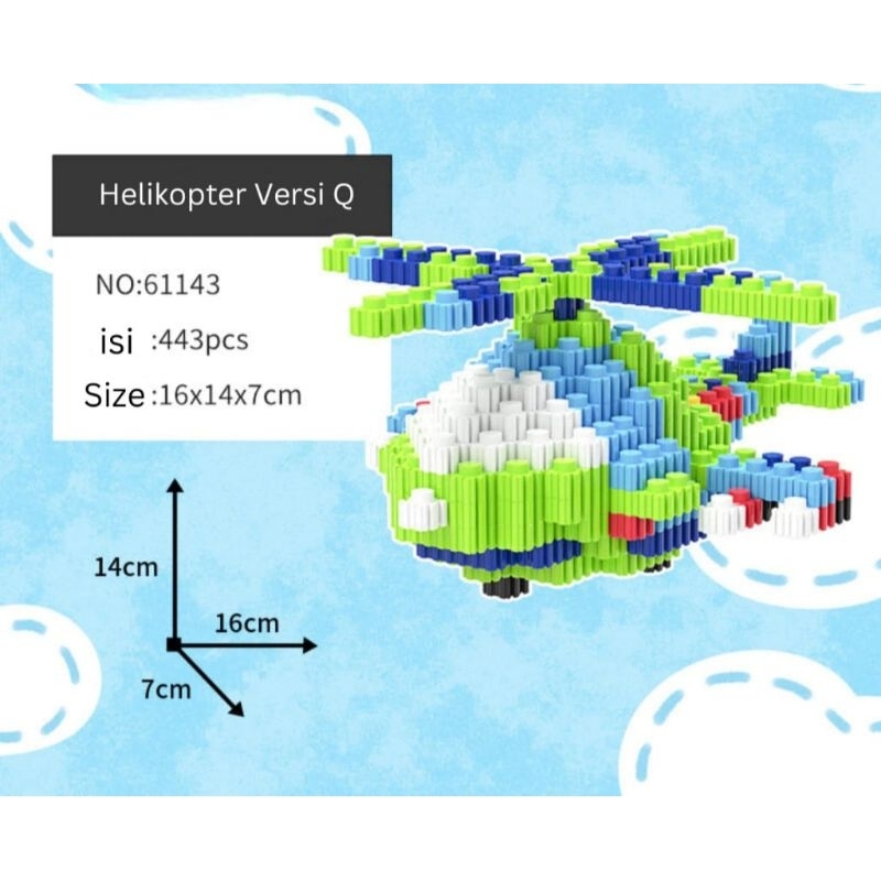 Jual Nano Block Karakter Transportasi, Bricks Nano Blocks Transportasi ...