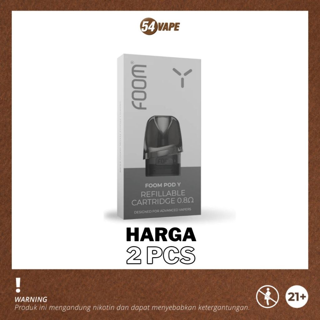 Jual Bundles Cartridge Foom Pod Y 2 PCS Authentic | Shopee Indonesia