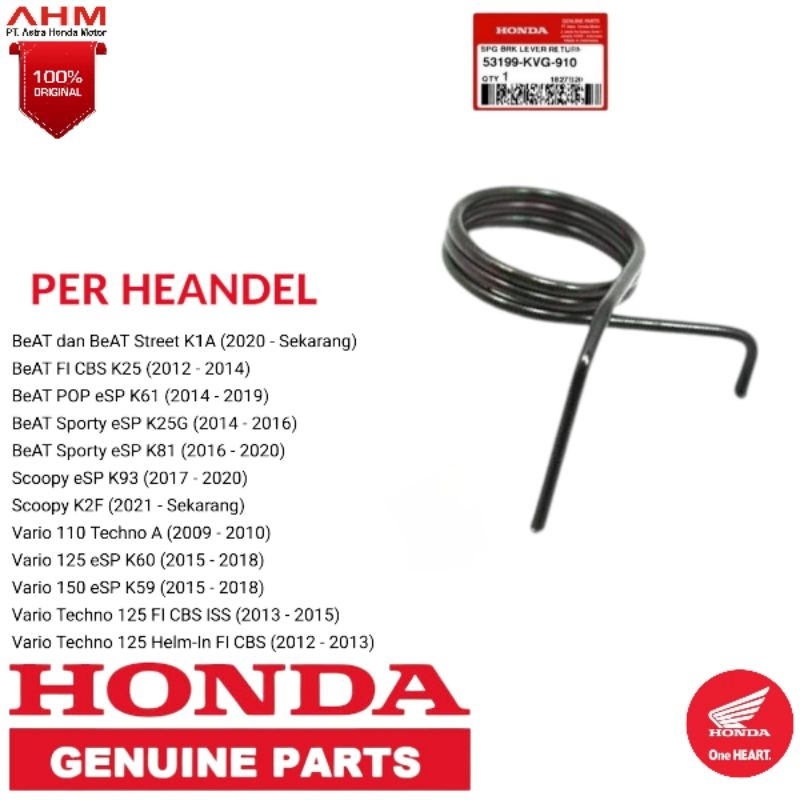 Jual Per heandel rem kanan Beat Scoopy Vario 125 150 CBS produk ...