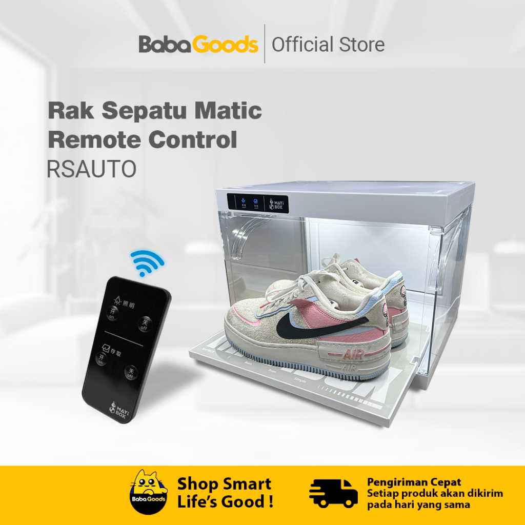 Jual COLLECTOR ITEM!! Kotak Sepatu / Shoes Box Storage Automatic Remote Premium RSAUTO | Shopee ...