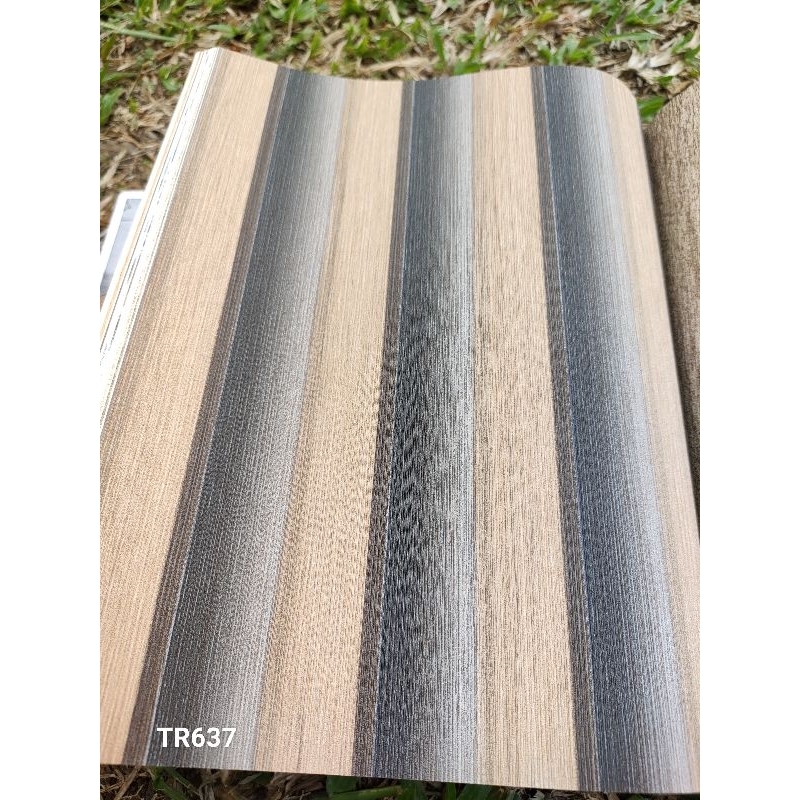 Jual Wallpaper Dinding Motif Panel Kayu Serat Tebal Bertekstur Lebar 53 ...