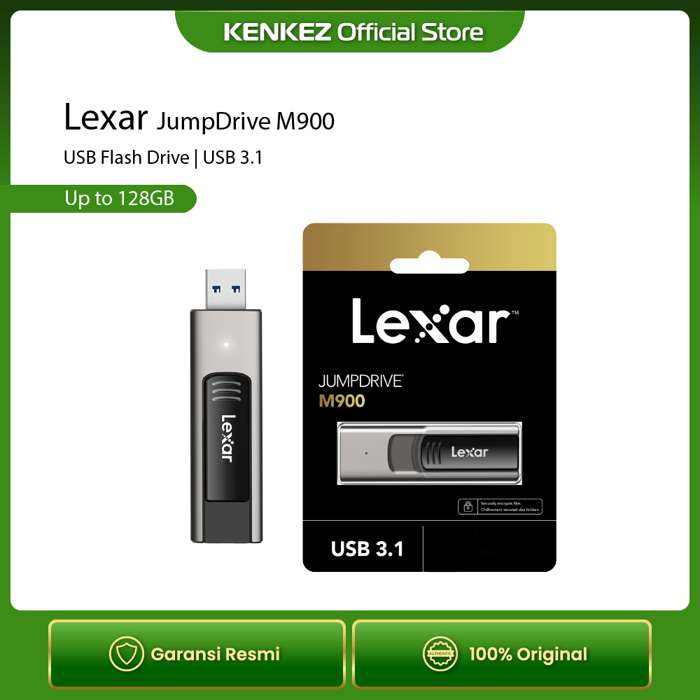 Jual Lexar JumpDrive M900 USB Flash Drive / Flash Disk USB3.1 | Shopee ...