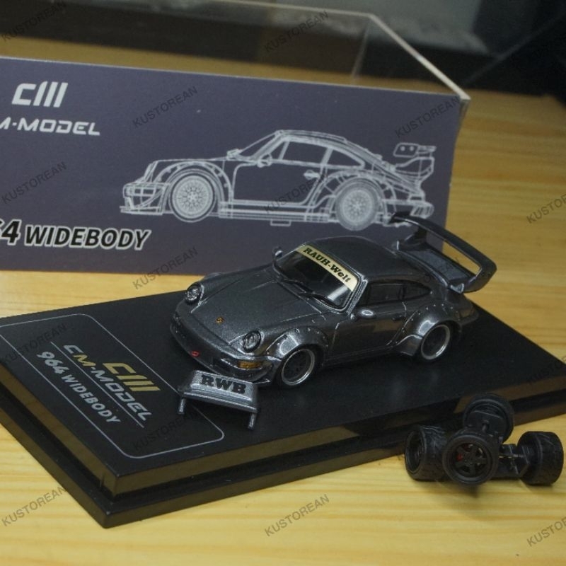 Jual CM MODEL RWB PORSCHE 964 WIDE BODY GREY | Shopee Indonesia