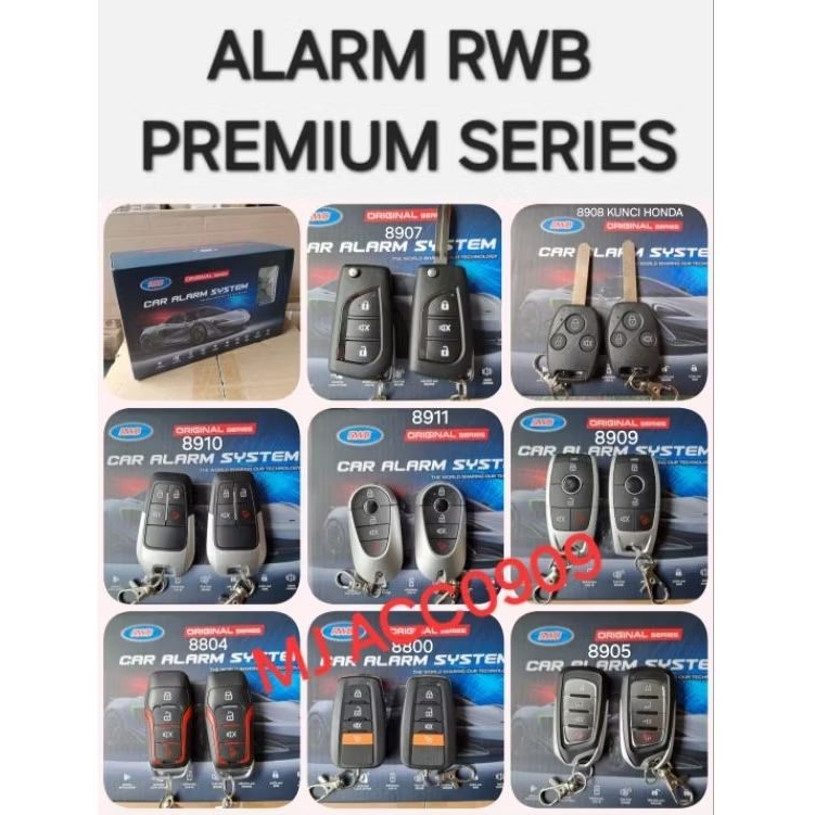 Jual ALARM MOBIL RWB PREMIUM SERIES UNIVERSAL | Shopee Indonesia