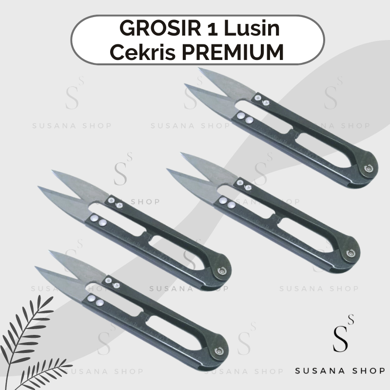 Jual GROSIR 1 Lusin Gunting Benang PREMIUM - Cekris PREMIUM / Thread ...