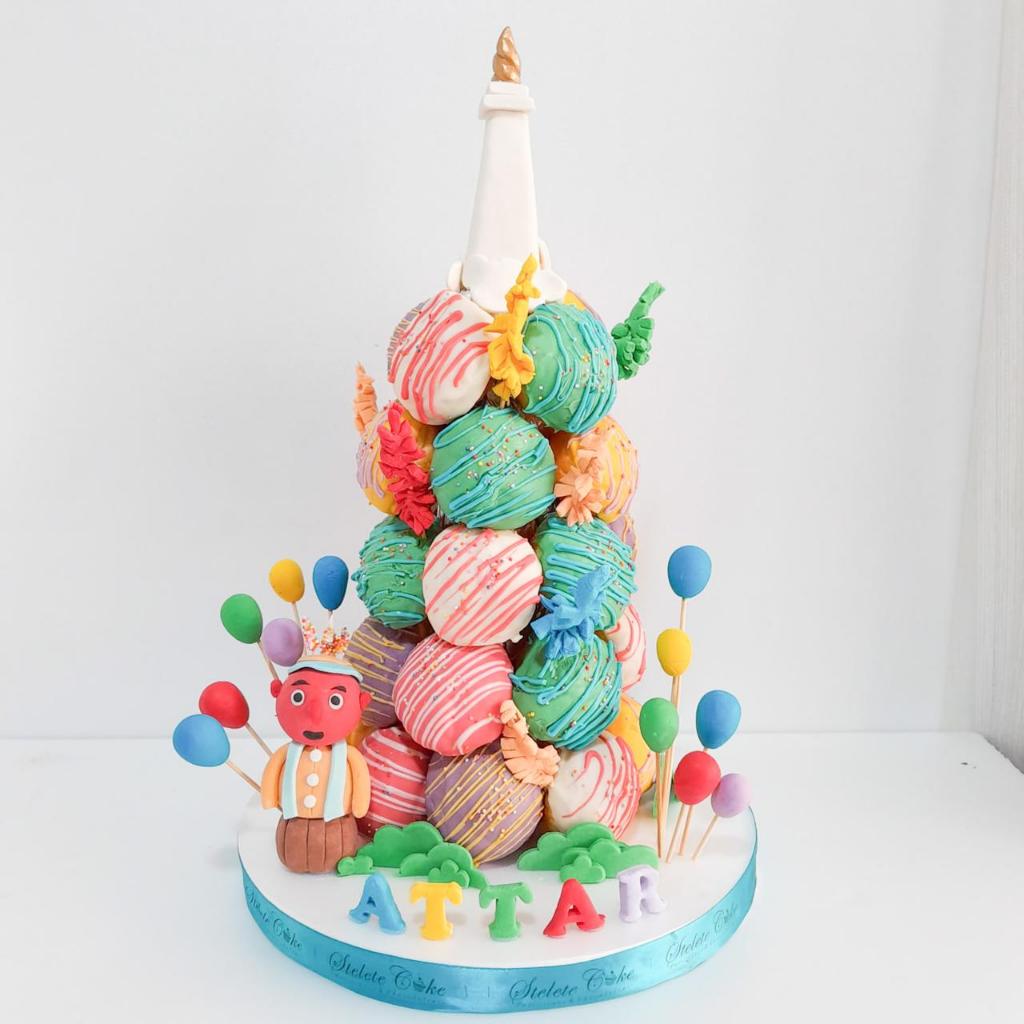 Jual Donat/Donat Ulang Tahun/Donat Tower Tema Ondel Ondel/Donat Tower ...