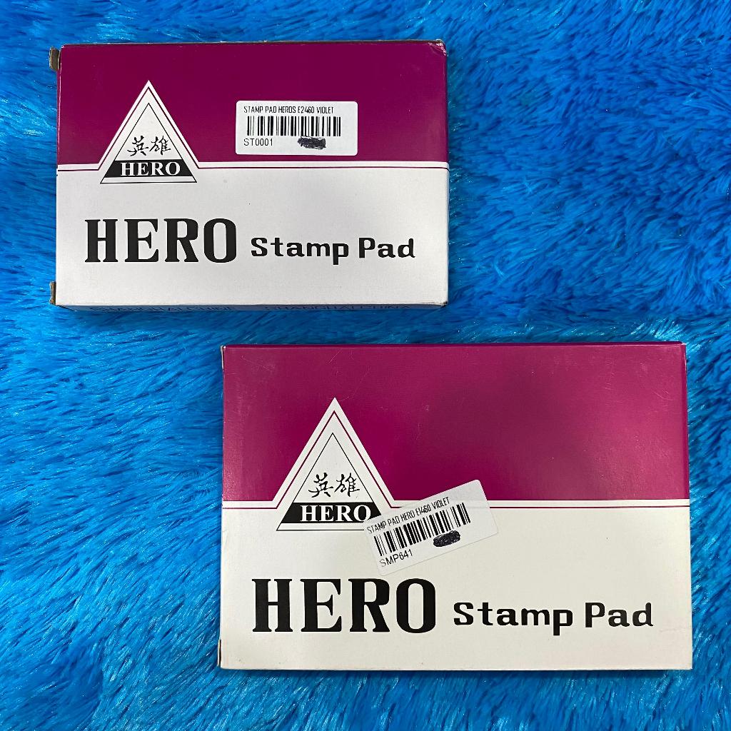 Jual Stamp Pad/ Bantalan Stempel Hero Ukuran Kecil dan Besar | Shopee ...