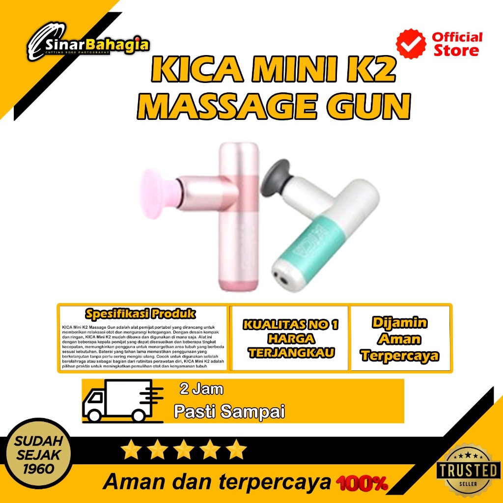 Jual KICA MINI /KICA K2 MINI Massage Gun Relaxing Muscle Alat Pijat ...