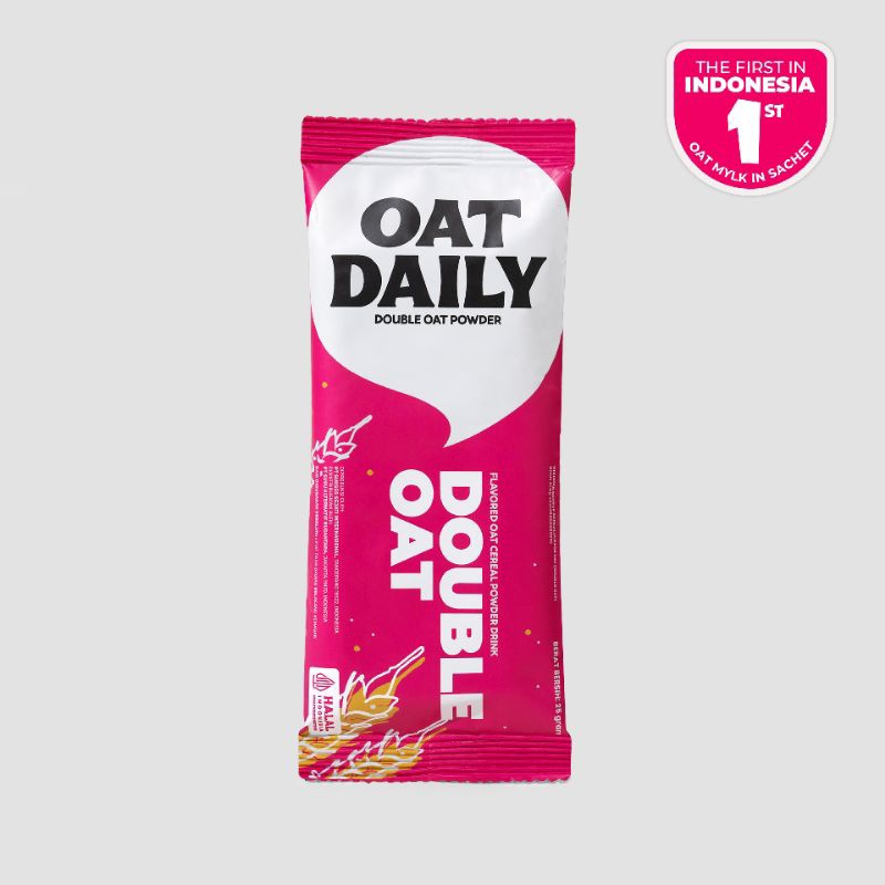 Jual Oat Daily Flavored Oat Powder Double Oat Sachet 25g | Shopee Indonesia