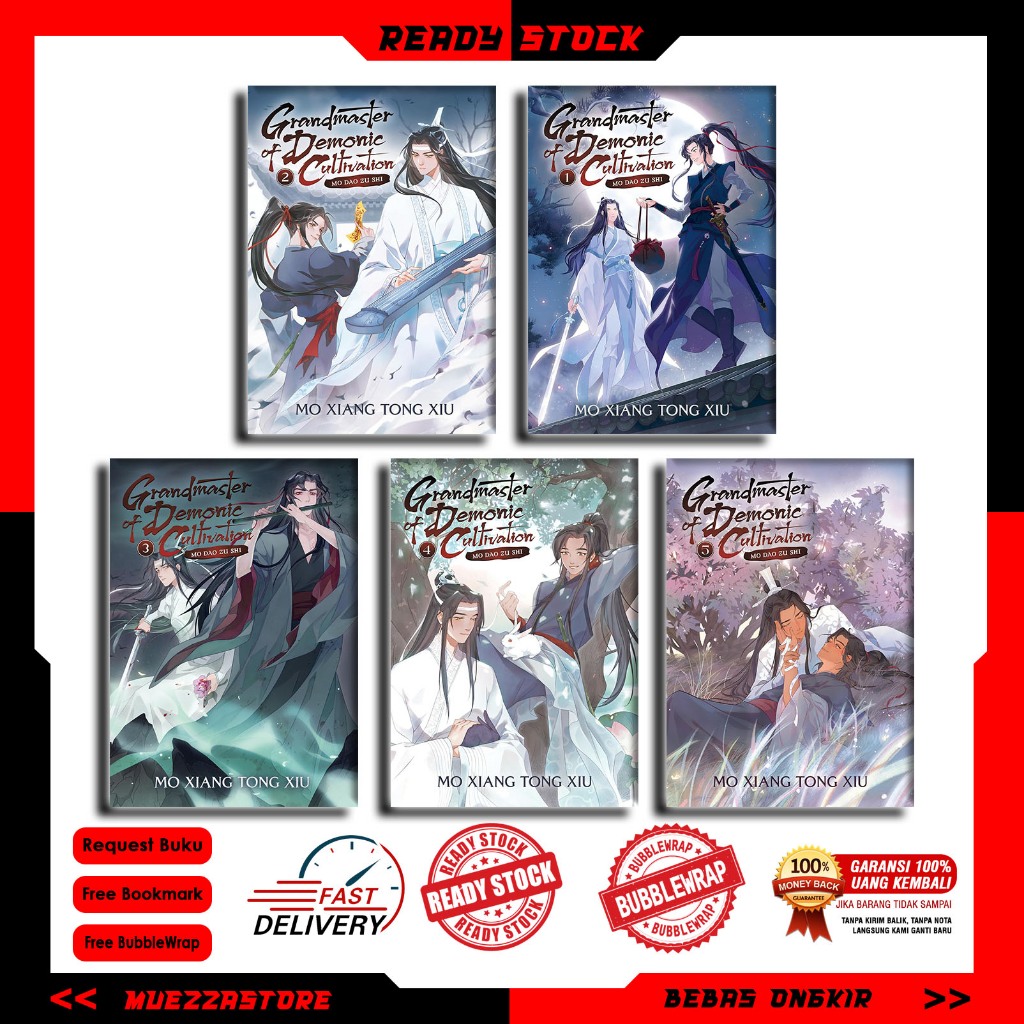 Jual Grandmaster of Demonic Cultivation: Mo Dao Zu Shi (Novel) (5 book series) (English ...