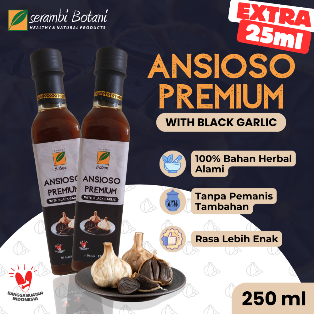 Jual Jus Bawang Hitam Kating Cuka Apel Jahe Merah Lemon ANSIOSO PREMIUM ...