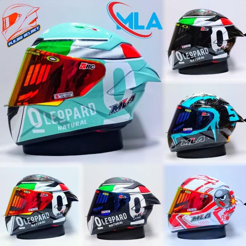 Jual Helm full face TTC MLA Motif Leopard paket ganteng | Shopee Indonesia