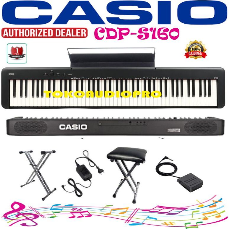 Jual Piano Casio CDPS160 Compact Digital Piano Casio CDPS-160 Casio CDP ...